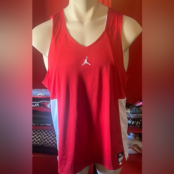 Jordan | Shirts | Jordan Reversable Logo Red White Scrimage Jersey X ...